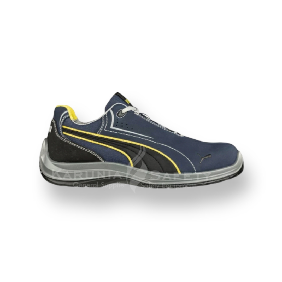 SEPATU SAFETY PUMA TOURING BLUE LOW | Sepatu Safety | KARUNIA SAFETY
