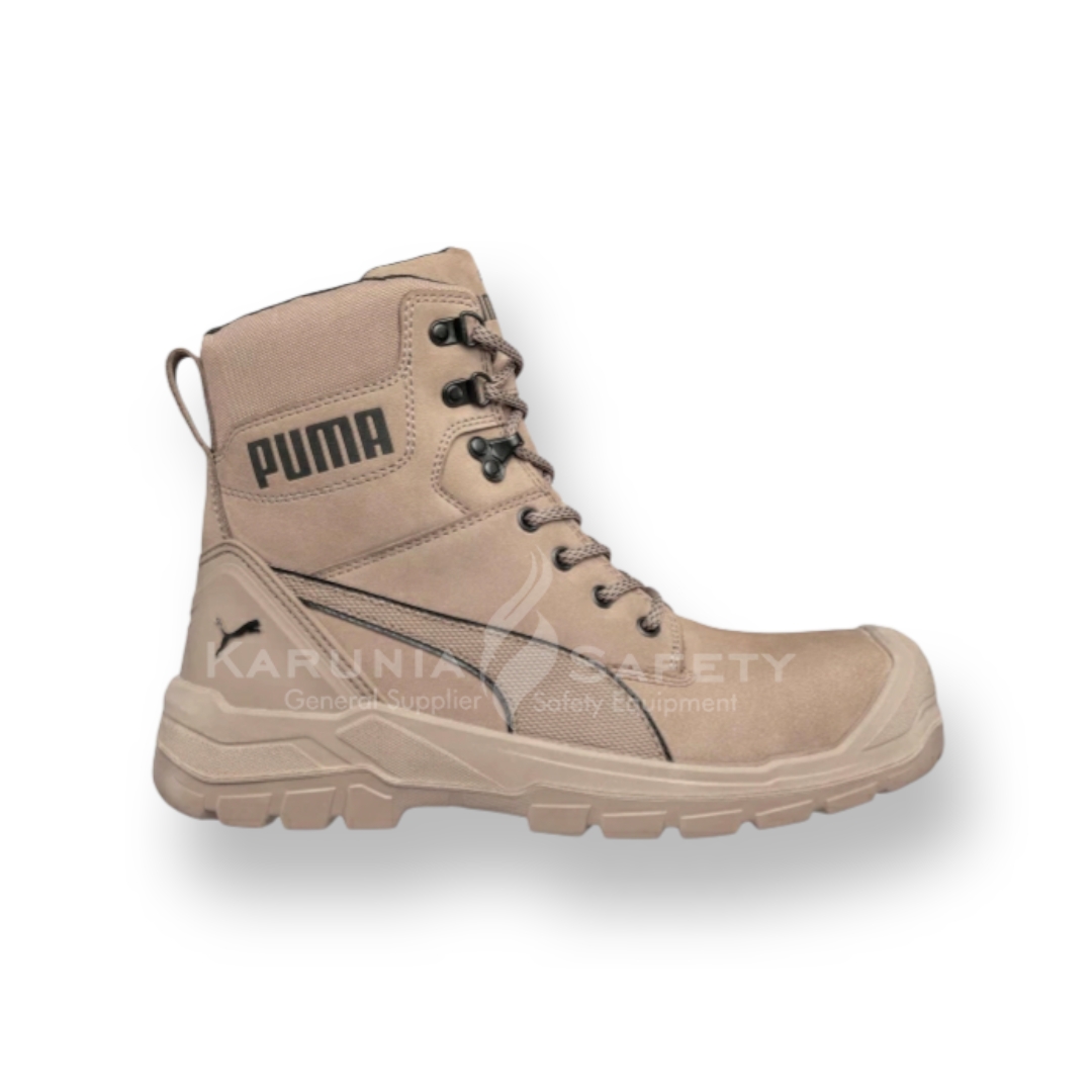SEPATU SAFETY PUMA CONQUEST STONE HIGH | Sepatu Safety | KARUNIA SAFETY
