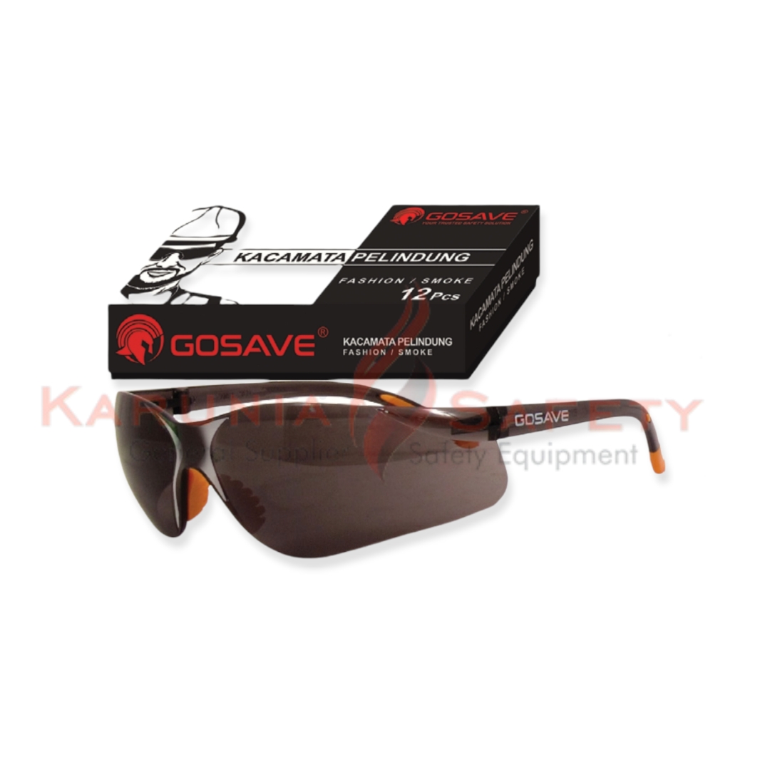 GOSAVE KACAMATA FASHION SMOKE | Kacamata Safety | KARUNIA SAFETY
